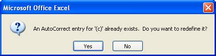 Add Or Edit An AutoCorrect Entry AutoCorrect Editing Microsoft Office Excel 2007 Tutorial