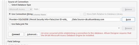 Database Connection Error Access Database Engine X Already Installed Issue Issus