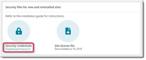 Install Security Credentials Server