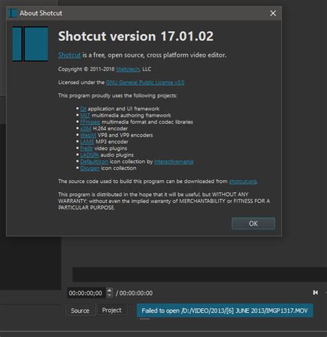 Fail To Open File On Drives Other Than C Bug Shotcut Forum