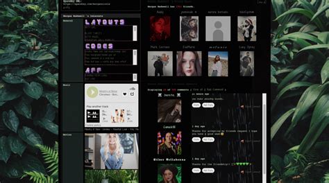 Spacehey Layout Template