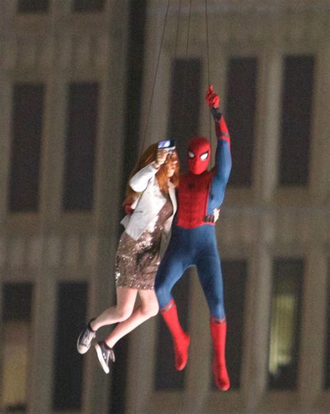 Spider Man Homecoming Set Photos Leaked Is That Mary Jane