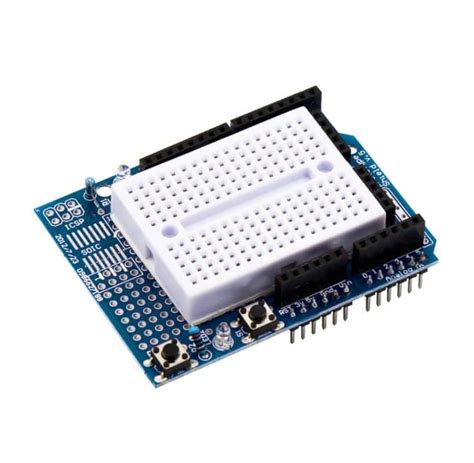 Arduino Uno Shield With 170 Point Breadboard Oku Electronics