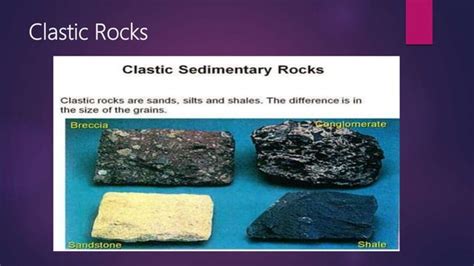 Clastic And Non Clastic Sediments Pptx