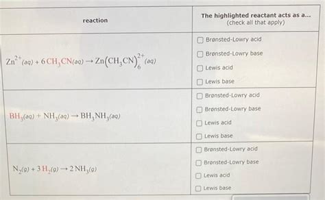 Solved Begin Tabular L L Multicolumn C Reaction Chegg