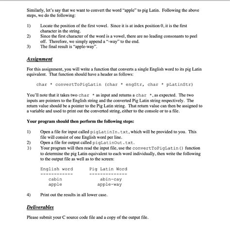 Solved Program English To Pig Latin Introduction As Most Chegg