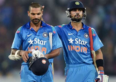 Injured Virat Kohli Turns Masseur For Shikhar Dhawan During Final T20i