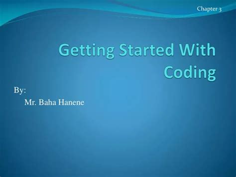 Ppt Getting Started With Coding Powerpoint Presentation Free
