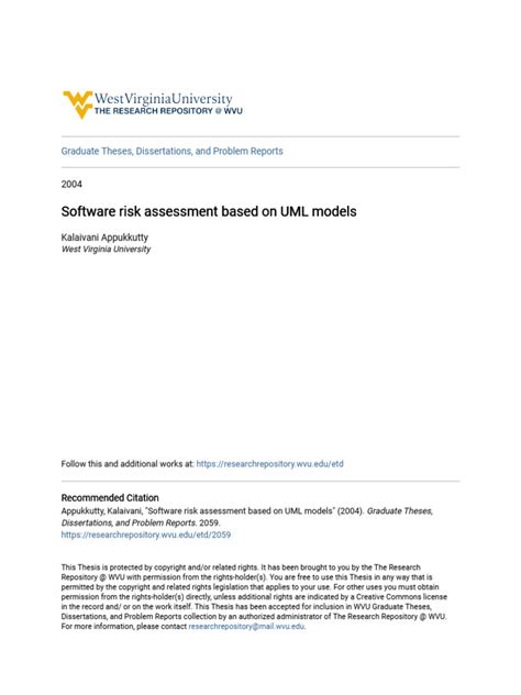 software risk assessment based on uml models pdf artificial cardiac