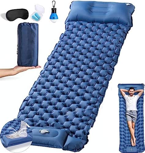 Colchoneta Inflable Para Dormir Almohadilla Inflable Para Acampar