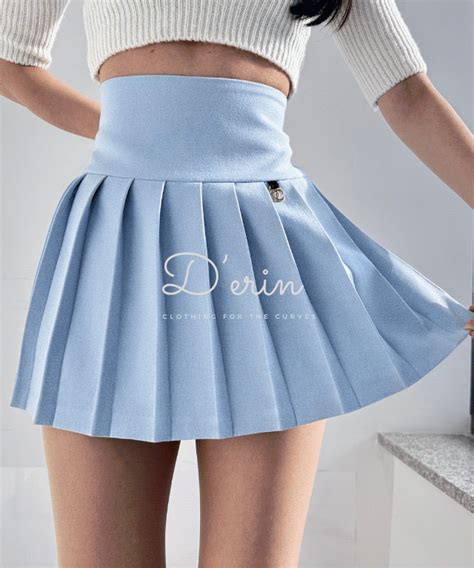 Cc로고 플리츠 스커트 에이블리