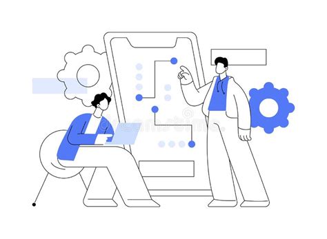 Mobile App Development Courses Abstract Concept Vector Illustration Stock Vector Illustration