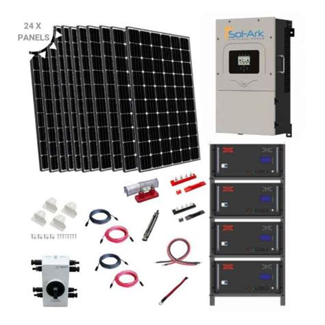Complete Off Grid Solar Kit 12k Portable Generator