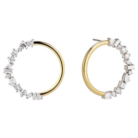 Duo Column Cluster Earrings For Sale At 1stdibs