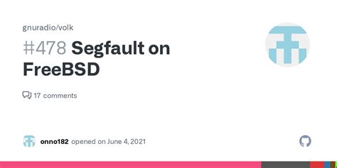 Segfault On FreeBSD Issue Gnuradio Volk GitHub