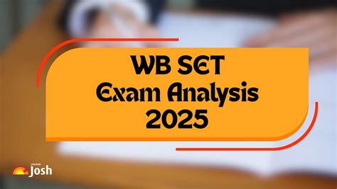 Wb Set Exam Analysis 2025 Check Difficulty Level Good Attempts And Section Wise Review