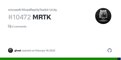 MRTK Issue Microsoft MixedRealityToolkit Unity GitHub