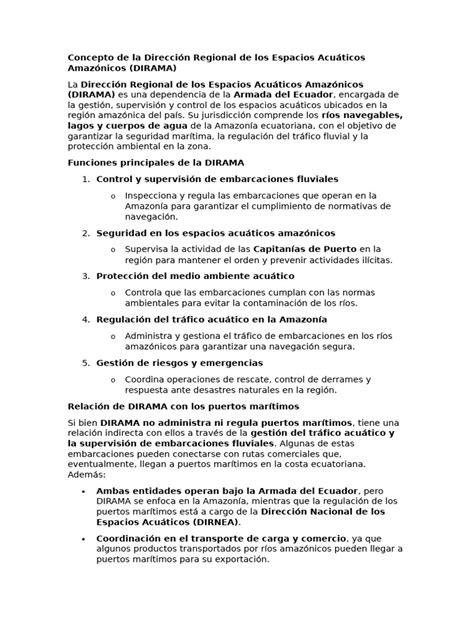 Dirama Pdf Embarcación Puerto