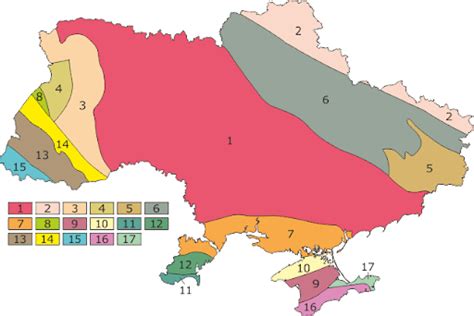Рельєф геологічна тектонічна будова території України Тест з