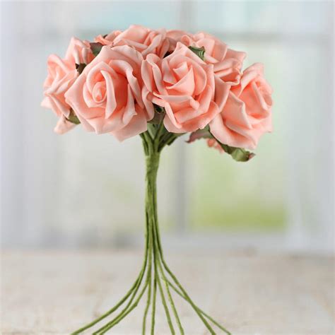 Ballet Pink Artificial Rose Bundle Bushes Bouquets Florals