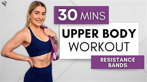 Min Upper Body Abs Resistance Bands Workout Beginner Friendly No