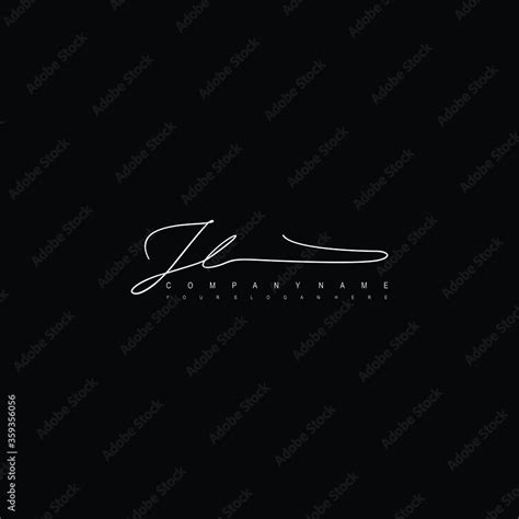 Jl Initials Signature Logo Handwriting Logo Vector Templates Hand