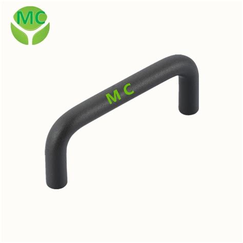 Round Handles Aluminium U Shape Small Pull Handles Black Color Round Handles And U Shape