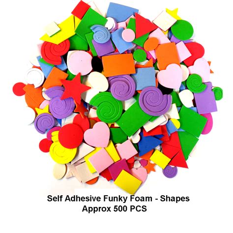 Clearance Funky Foam Shapes In Different Design With Assorted Color Ebay