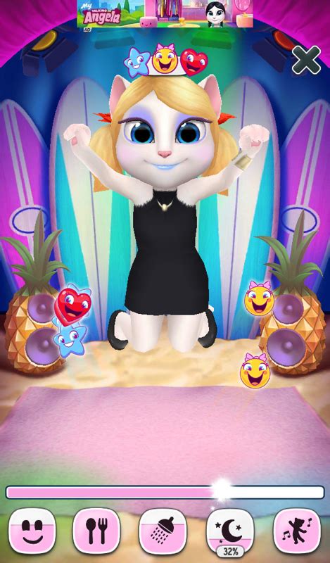 Screenshot Of My Talking Angela Android 2014 Mobygames