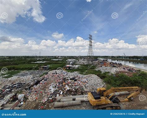 East Flood Mitigation Canal Jakarta Editorial Photo