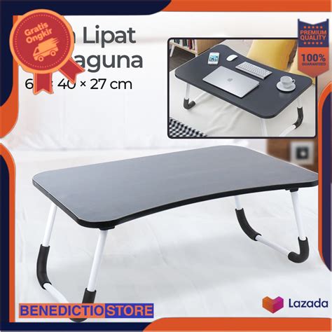 Meja Lipat Serbaguna Laptop Portable Desk Minimalist Design BISA COD