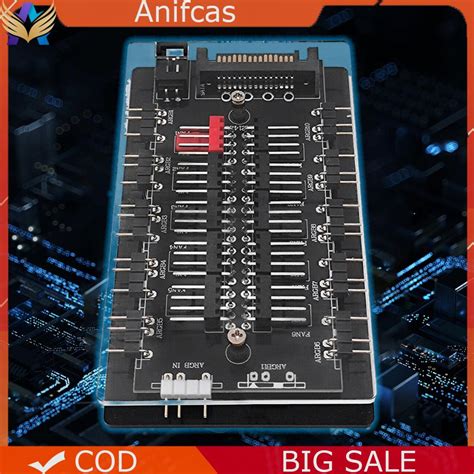 4Pin PWM 5V 3Pin ARGB SATA Power 10 16 Hub Multi Way Splitter ARGB And PWM HUB Shopee Malaysia