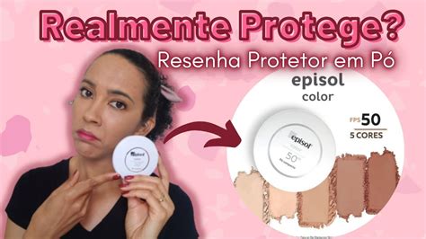 RESENHA PROTETOR SOLAR EM PÓ EPISOL COLOR FPS 50 YouTube