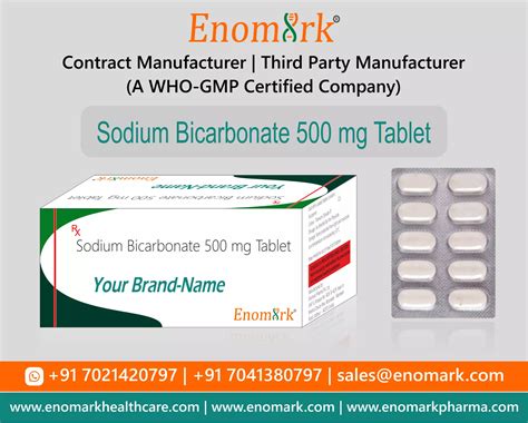 Sodium Bicarbonate Tablets Contract Manufacturer