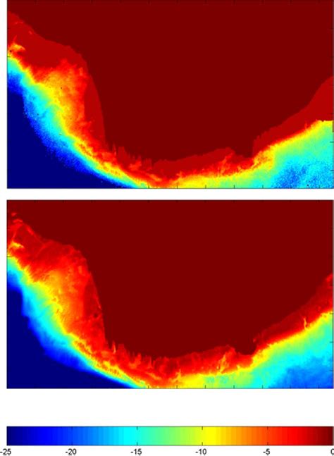 Figure 1 From Multispectral Bathymetry Using A Simple Physically Based
