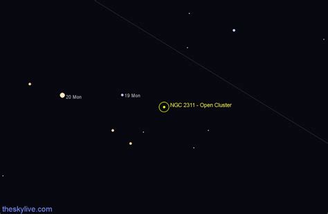 Ngc 2311 Open Cluster In Monoceros