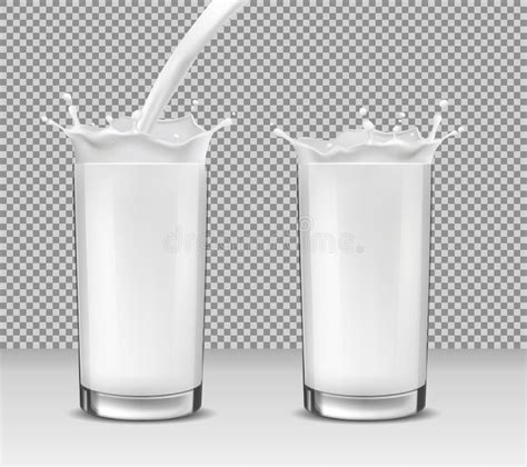Vector Set Of Cocktail Glasses Stock Vector Illustration Of Dessert