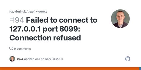 Failed To Connect To 127001 Port 8099 Connection Refused · Issue