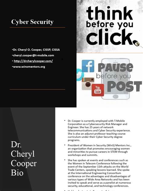 Cyber Security Overview Dr Cheryl Cooper Download Free Pdf Malware