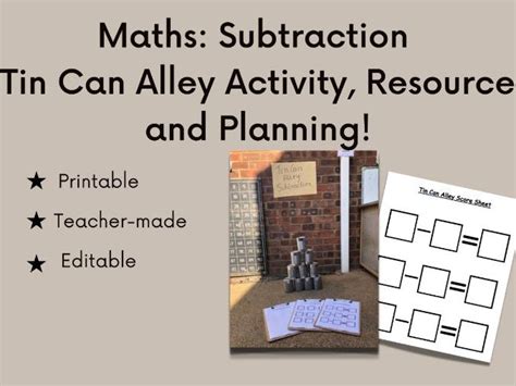Maths Subtraction Activity And Planning Teaching Resources