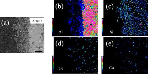 Cross Sectional Observation Of The Adc12 Alloy Anode After