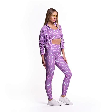 Conjunto Sexy Gym Lila Italo Grottini