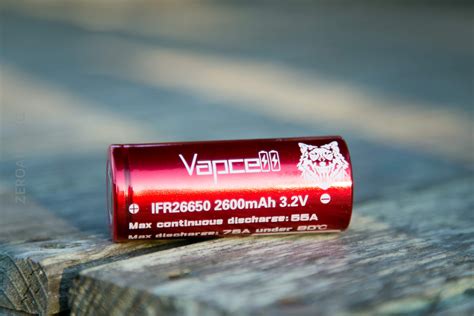 Vapcell Ifr Lithium Ion Cell Review Zeroair Reviews