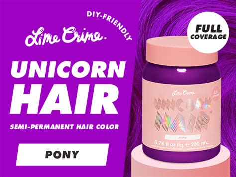 Mua Full Coverage Unicorn Hair Dye Pony Violet Purple Damage Free