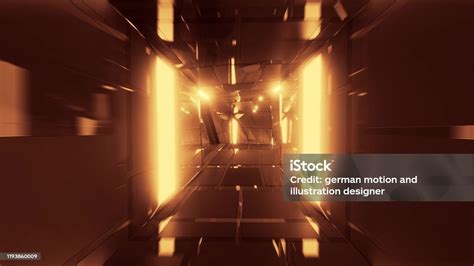 빛나는 조명과 벽돌 질감 3d 일러스트 벽지 배경과 현실적인 미래 유리 터널 복도 0명에 대한 스톡 사진 및 기타 이미지 0명 독일 디자인 Istock
