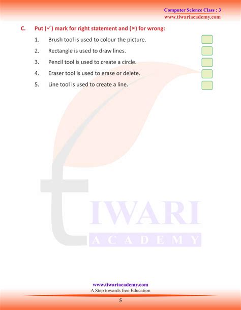 NCERT Solutions For Class Computer Science Chapter Paint Program