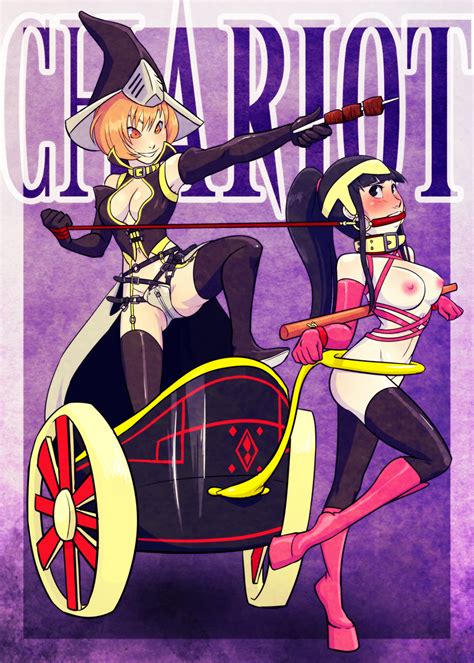 Rule 34 2girls Amagi Yukiko Bdsm Bit Gag Blush Bondage Chariot