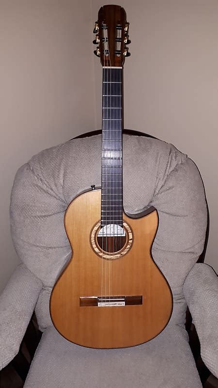Electric Acoustic Nylon String Classical Guitar Luthier Made Reverb