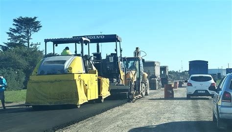 Repavimentación de ruta 1001 trabajan sobre el tramo más deteriorado