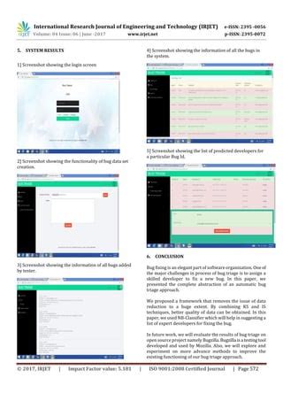 Bug Triage An Automated Process Pdf